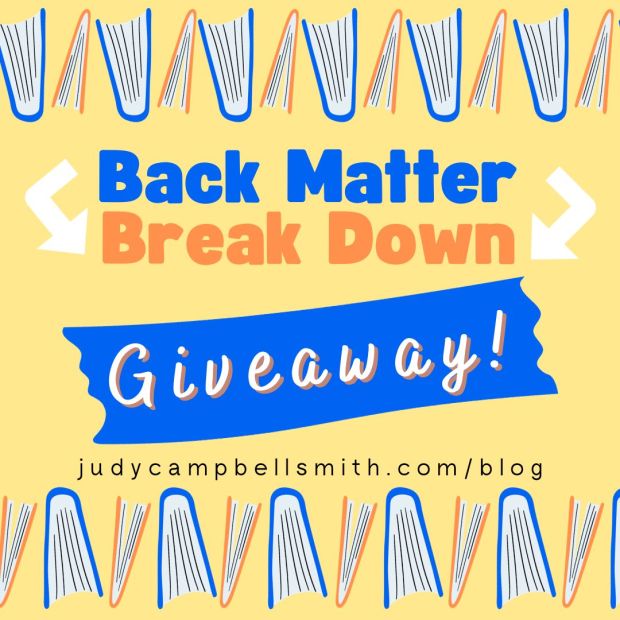 Interview & Giveaway with Kimberly Tso: Back Matter Break Down – Judy ...